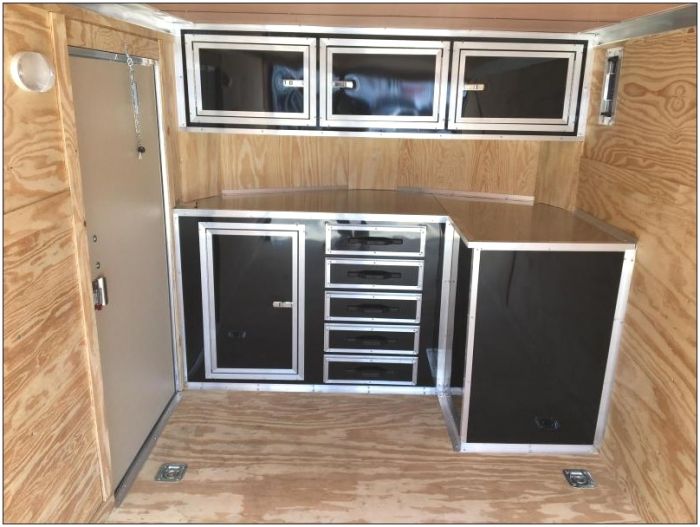 V Nose Enclosed Trailer Cabinets Beautiful V Nose Enclosed Trailer ...